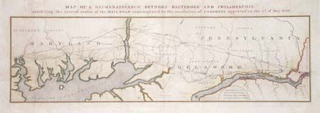 Old World Auctions - Auction 101 - Lot 130 - Map of a Reconnaissance ...