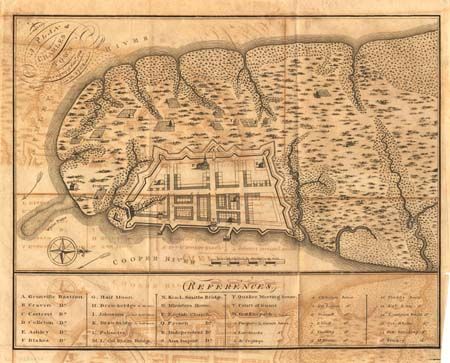 Old World Auctions - Auction 102 - Lot 228 - A Plan of Charles Town ...