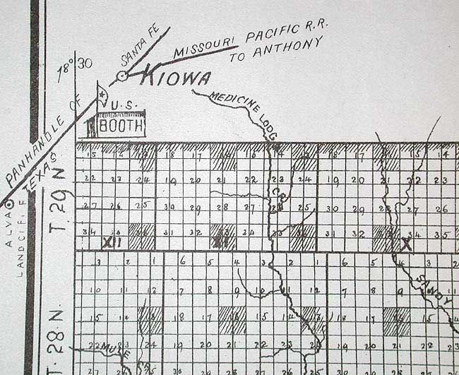 Old World Auctions - Auction 104 - Lot 243 - Map of the Cherokee Strip ...