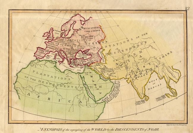 "A Synopsis of the Repeopling of the World by the" by Neele, ca. 1808