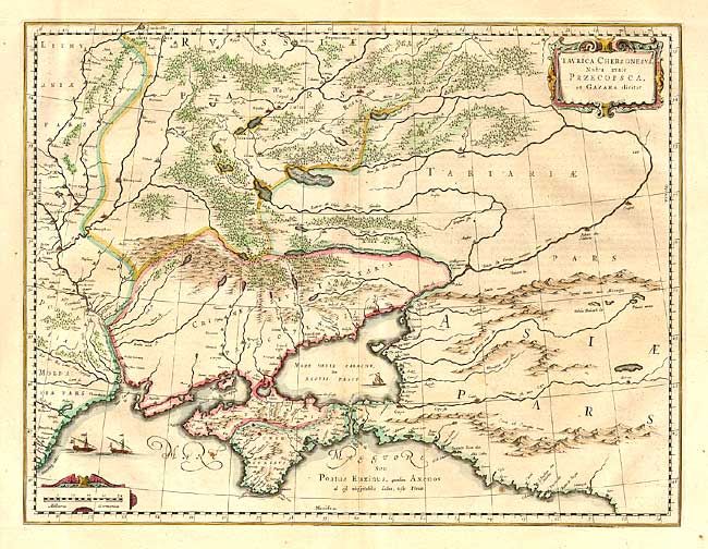 "Taurica Chersonesus, Nostra aetate Przecopsca, et Gazara" by Blaeu ...