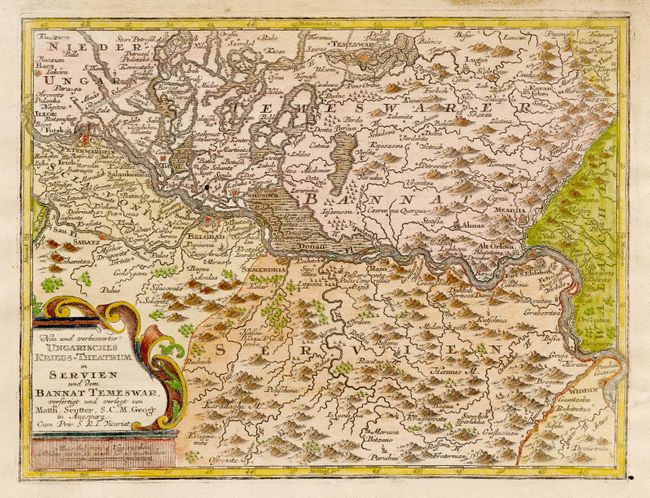 "Neu und verbessertes Ungarisches Kriegs-Theatrum in Servien" by ...