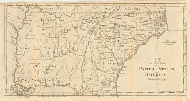 Old World Auctions - Auction 111 - Lot 142 - Map of the Southern Parts ...