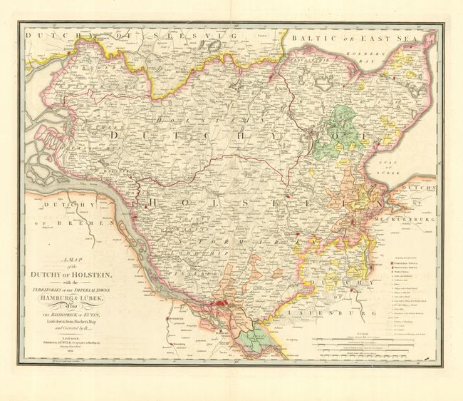 Old World Auctions - Auction 111 - Lot 484 - A Map of the Duchy of ...