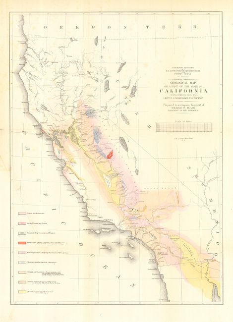 Old World Auctions - Auction 112 - Lot 216 - Geological Map of a part ...