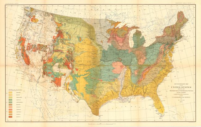"Reconnaissance Map of the United States Showing the" by U.S ...