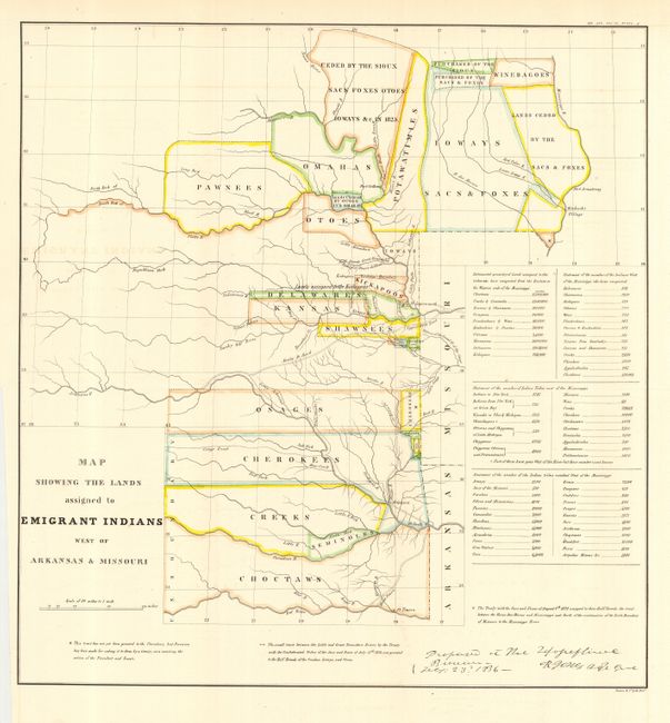 Old World Auctions - Auction 113 - Lot 207 - Map Showing the Lands ...