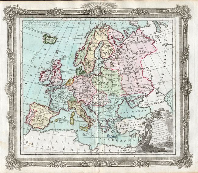 "L'Europe Dressee pour l'etude de la" by Brion de la Tour/Des, ca. 1790