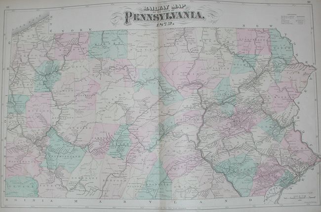 Old World Auctions - Auction 115 - Lot 799 - Atlas of Pennsylvania With ...