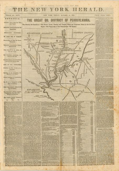 Old World Auctions - Auction 116 - Lot 311 - The Great Oil District of ...