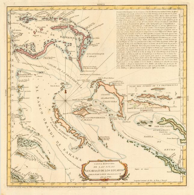 Old World Auctions - Auction 117 - Lot 389 - Carta Reducida de las ...