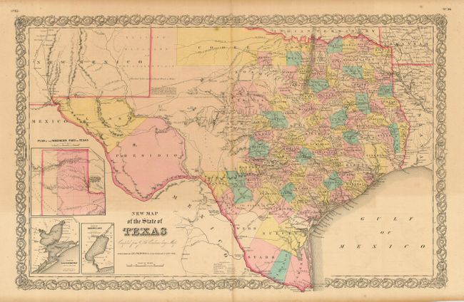 Old World Auctions - Auction 119 - Lot 349 - New Map of the State of ...