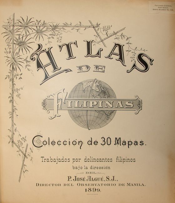Old World Auctions - Auction 120 - Lot 862 - Atlas de Filipinas / No ...