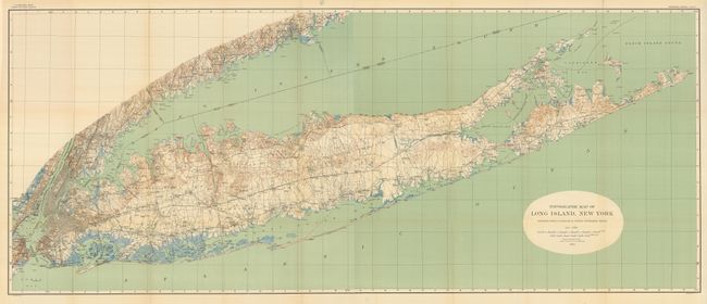 Old World Auctions - Auction 121 - Lot 282 - Topographic Map of Long ...