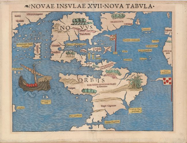 Old World Auctions - Auction 122 - Lot 79 - Novae Insulae XVII Nova Tabula