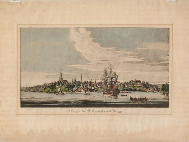 Old World Auctions - Auction 123 - Lot 314 - A View of New York from ...