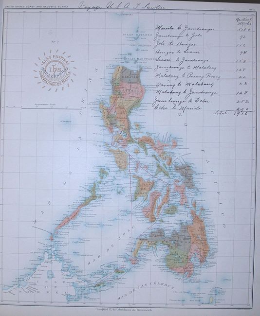 Old World Auctions - Auction 126 - Lot 847 - Atlas de Filipinas / No ...