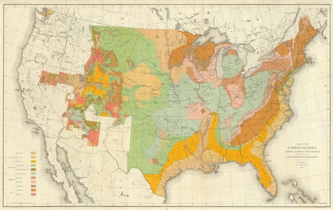 "Map of the United States Exhibiting the Present Status of" by U.S ...