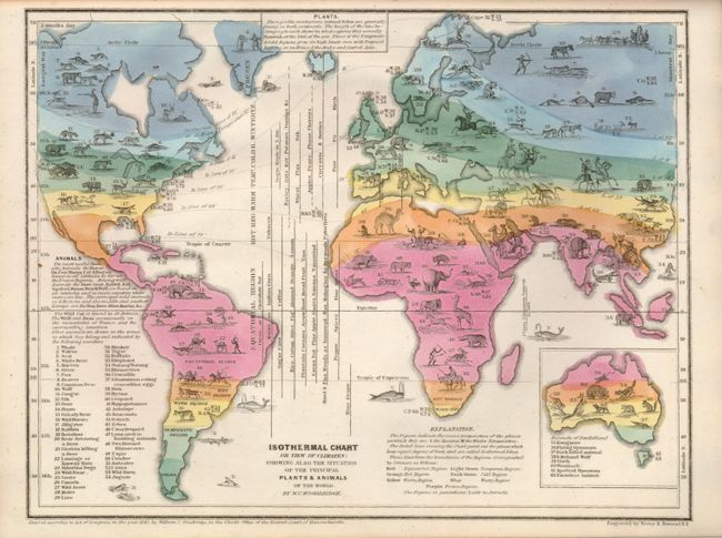"Modern Atlas, Physical, Political and" by Woodbridge, ca. 1843