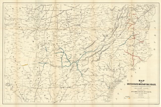 Old World Auctions - Auction 128 - Lot 259 - Map of United States ...