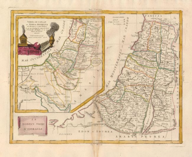 Old World Auctions - Auction 128 - Lot 790 - Le Dodeci Tribu d'Israele ...