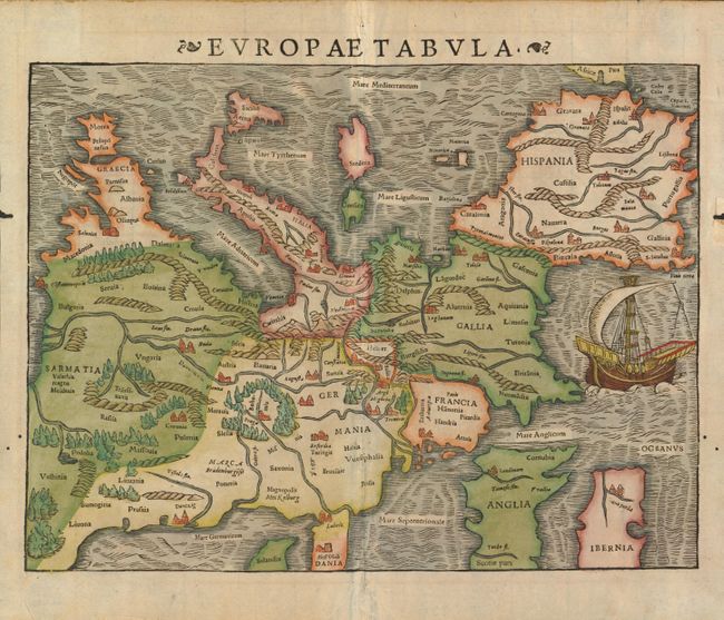 "Europae" by Munster, ca. 1540