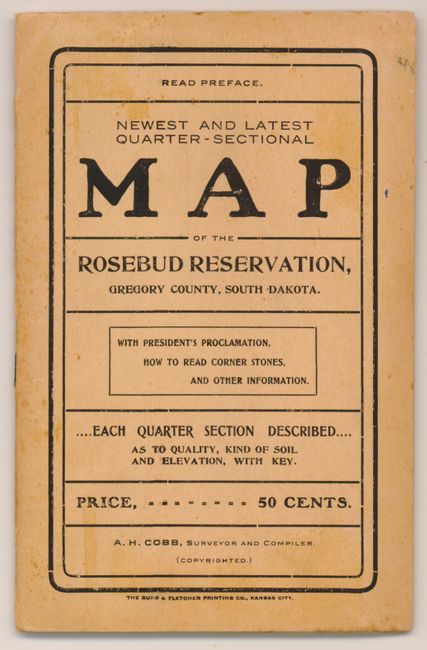 Old World Auctions - Auction 131 - Lot 301 - Cobb's Latest Map of the ...