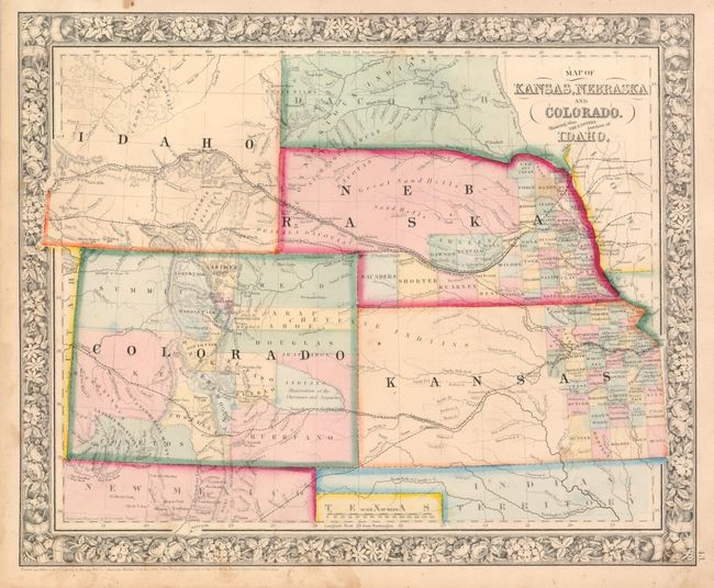 Old World Auctions - Auction 132 - Lot 193 - [Lot of 3] Map of Kansas ...