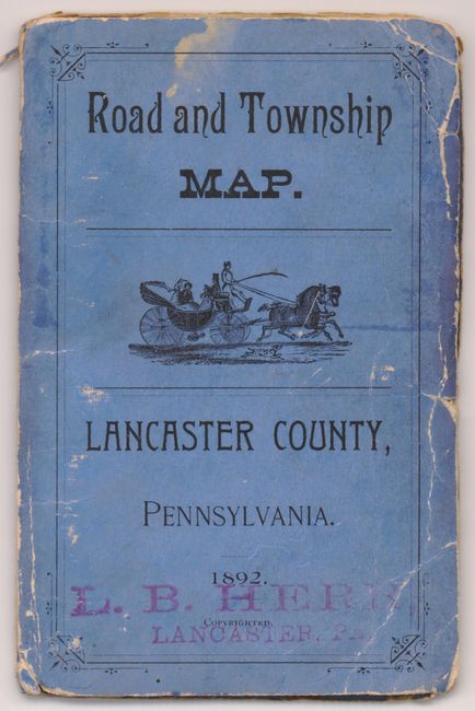 Old World Auctions - Auction 132 - Lot 287 - Road and Township Map of ...