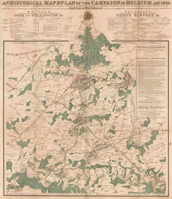 Old World Auctions - Auction 132 - Lot 449 - An Historical Map & Plan ...
