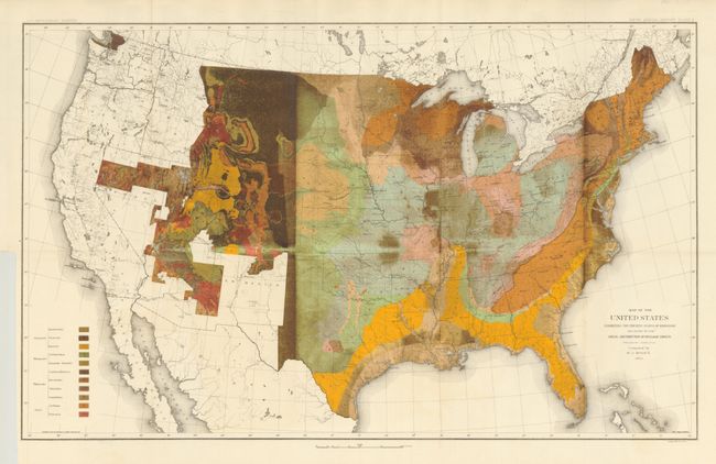 "Map of the United States Exhibiting the Present Status of" by U.S ...