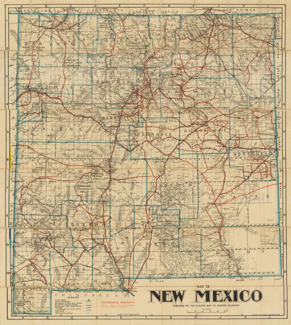 Old World Auctions - Auction 134 - Lot 263 - Map of New Mexico Old World Auctions - Auction 134 - Lot 263 - Map of New Mexico