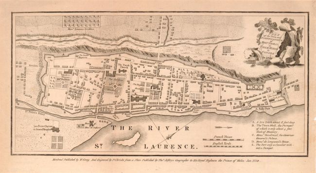 Old World Auctions - Auction 136 - Lot 115 - [Lot of 2] A Plan of the ...