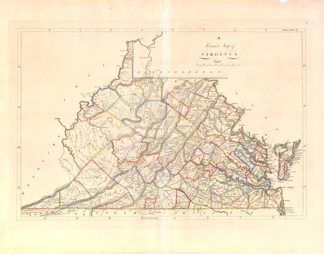Old World Auctions - Auction 136 - Lot 355 - A Correct Map of Virginia