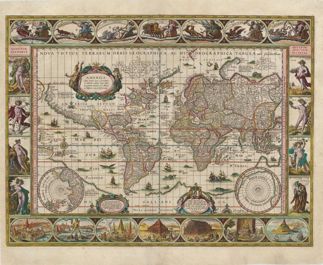 Old World Auctions - Auction 139 - Lot 16 - [Lot of 5] Nova Totius Terrarum Orbis Geographica ac ...