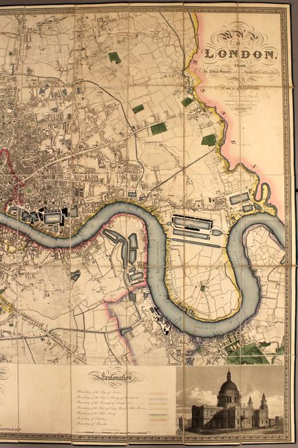 Old World Auctions - Auction 139 - Lot 411 - Map of London, from an ...
