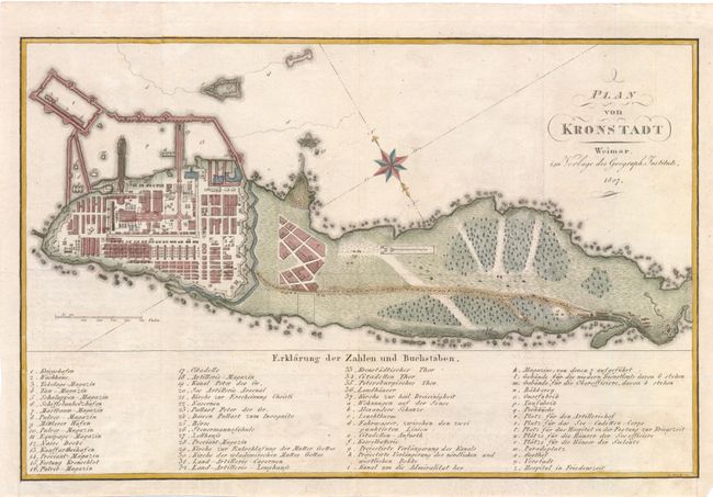 "Plan von" by Weimar Geographische, ca. 1807