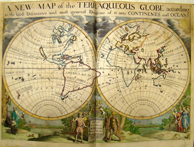 "A New Sett of Maps Both of Antient and Present" by Wells, ca. 1722