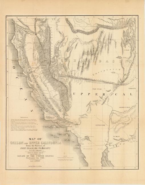 Old World Auctions - Auction 141 - Lot 185 - Map of Oregon and Upper ...