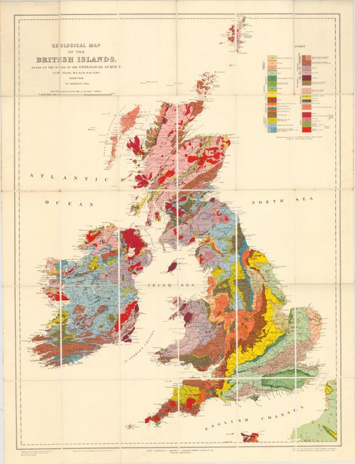 Old World Auctions - Auction 142 - Lot 407 - [Lot of 2] Geological Map ...