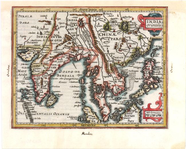 "India" by Mercator/Hondius, ca. 1607