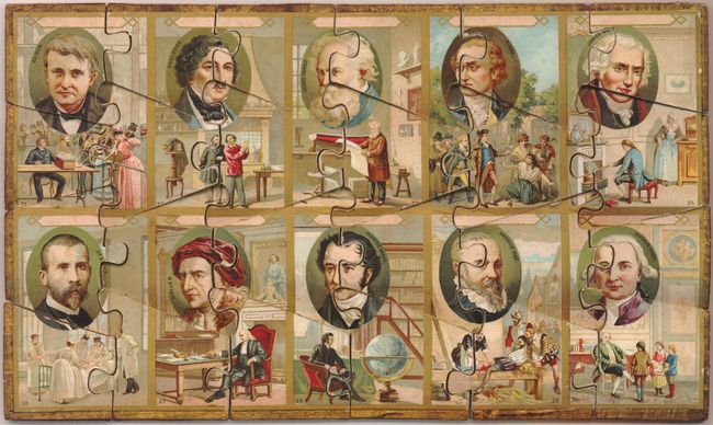 Old World Auctions - Auction 142 - Lot 731 - [Puzzle - Portraits]