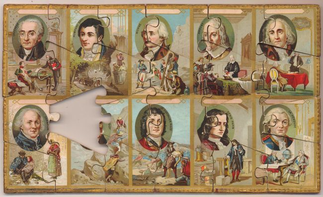 Old World Auctions - Auction 142 - Lot 731 - [Puzzle - Portraits]