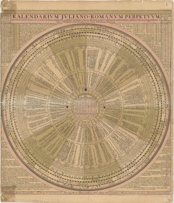 Old World Auctions - Auction 143 - Lot 84 - Kalendarium Juliano-Romanum ...