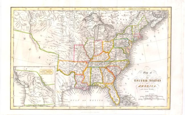 "Map of the United States of America and Nova Scotia," by Hinton ...