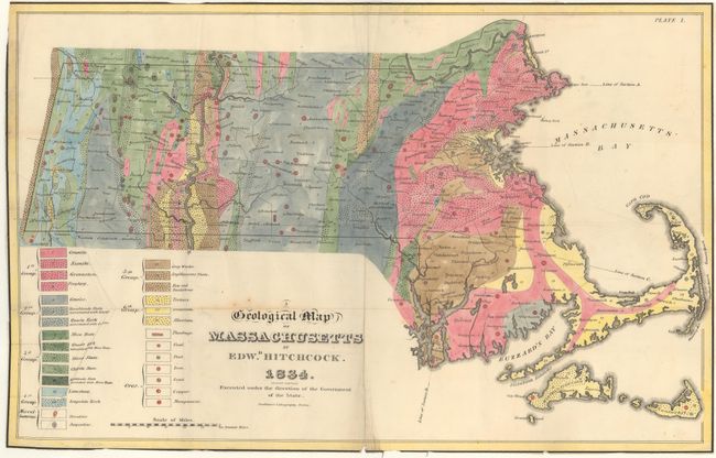 Old World Auctions - Auction 143 - Lot 257 - A Geological Map of ...