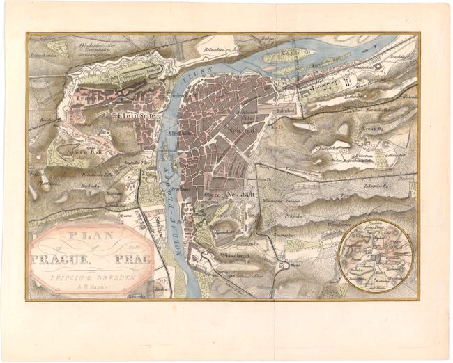 Old World Auctions - Auction 143 - Lot 569 - Plan of Prague / Plan von Prag