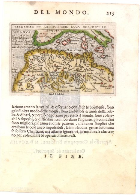 Old World Auctions - Auction 143 - Lot 754 - Barbariae et Biledulgerid ...