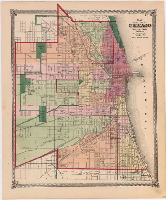 Old World Auctions - Auction 145 - Lot 258 - [Lot of 2] Map of the City ...
