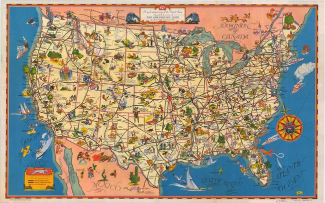 "A Good-Natured Map of the United States Setting Forth the" by ...